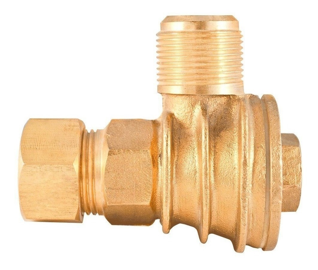 Válvula check, 1" NPT x 1" flare angular reforzada | Instrutek